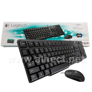 Jual Keyboard Mouse Logitech Classic Desktop MK100 - Keyboard USB/PS2 ...