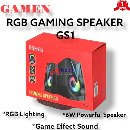 Jual SPK GAMEN GS1 GAMING - Speaker Mini Active - Alnect Komputer Webstore