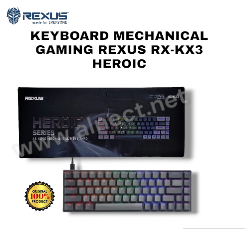 Jual Keyboard Rexus RX-KX3 Heroic Mechanical Gaming - Keyboard Gaming ...