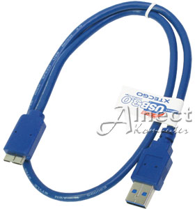 Jual Kabel Data Hardisk Eksternal USB 3.0 Xtecgo 60cm - Kabel Data ...