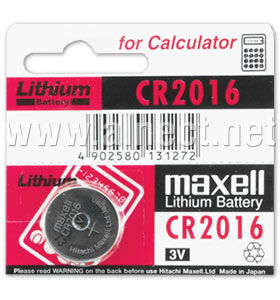 Jual Baterai CMOS Lithium 3V Maxell CR-2016 - Batteries - Alnect ...